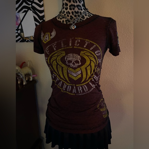Affliction | Tops | Y2k Affliction Womens Graphict | Poshmark